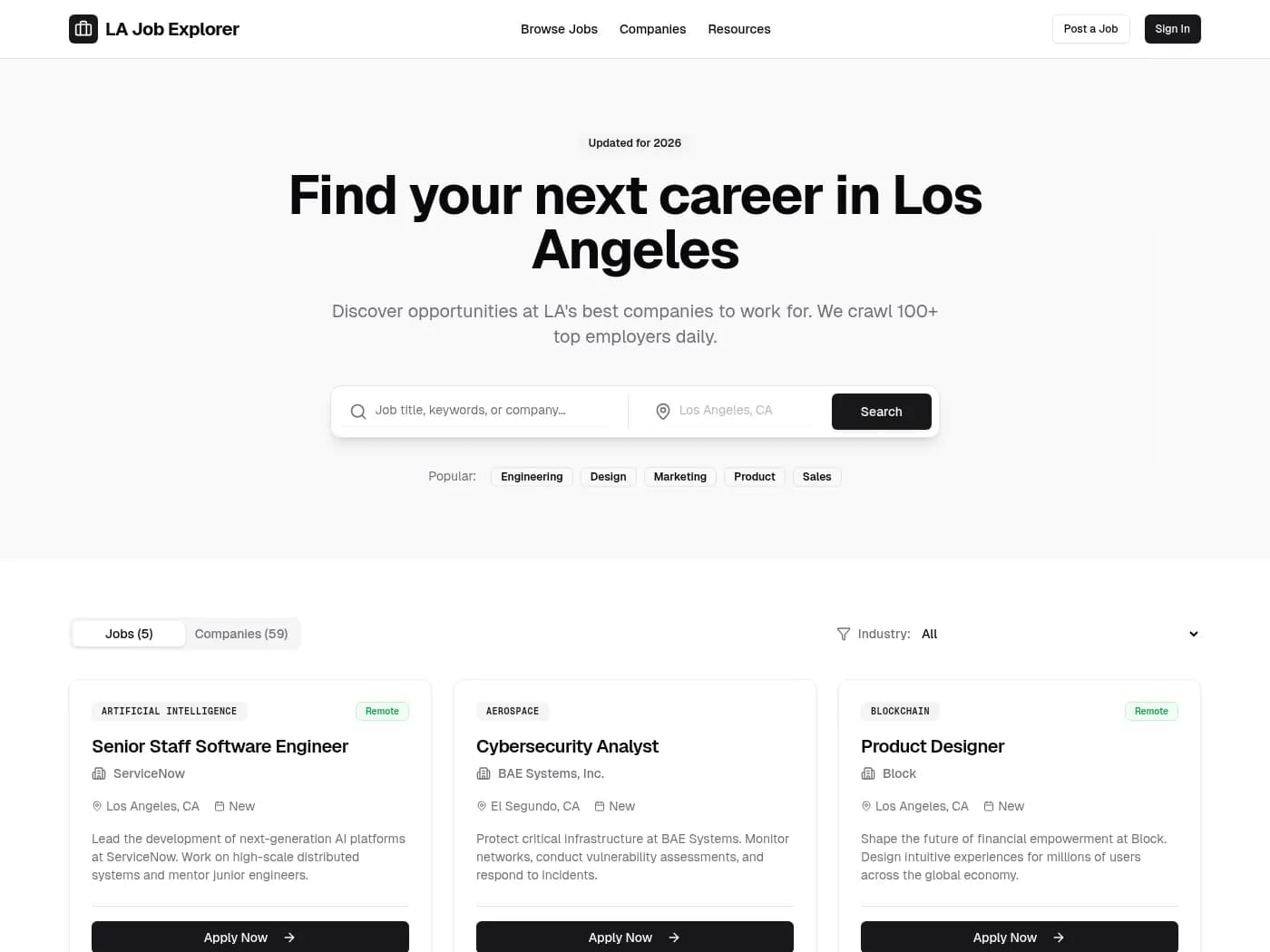 LA Job Explorer