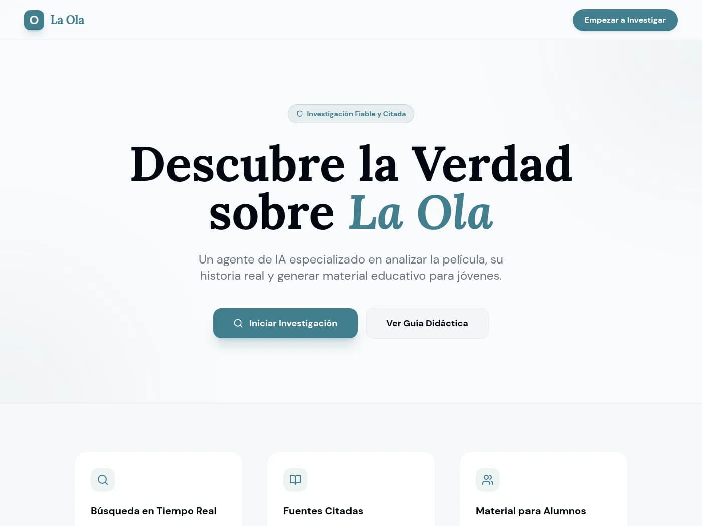 Agente de Investigación 'La Ola'