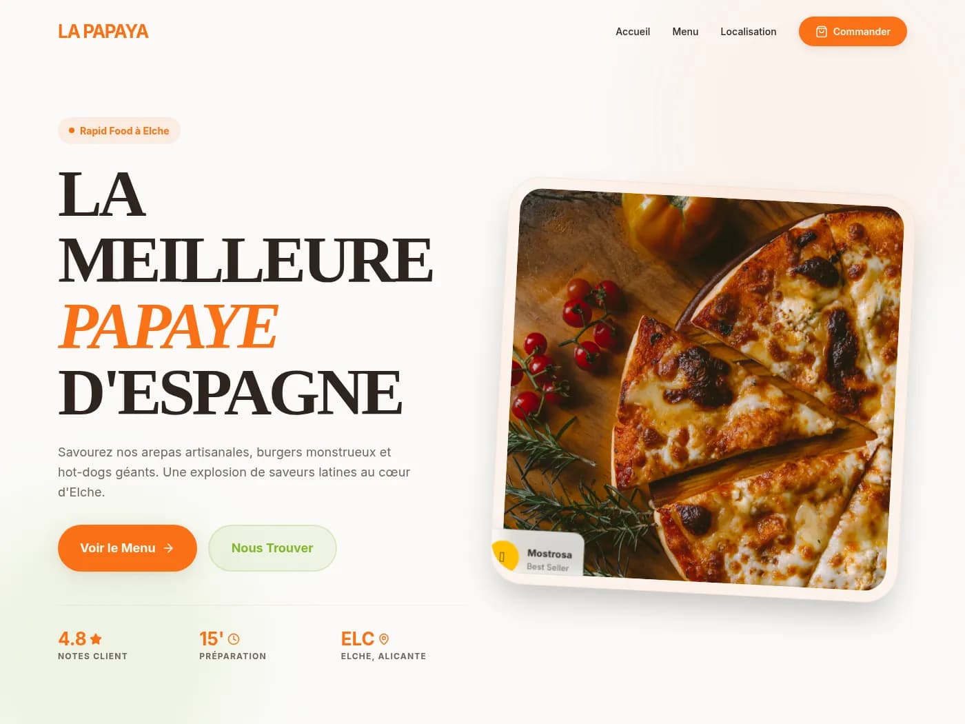 La Papaya Restaurant Site