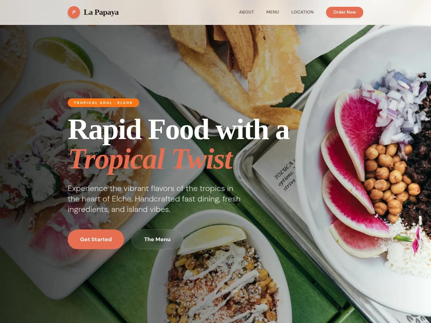 La Papaya Restaurant Site