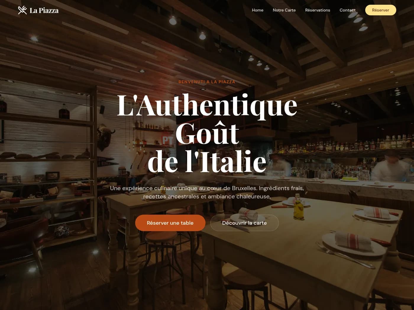 La Piazza Web Presence