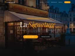 La Signature Bistro Site