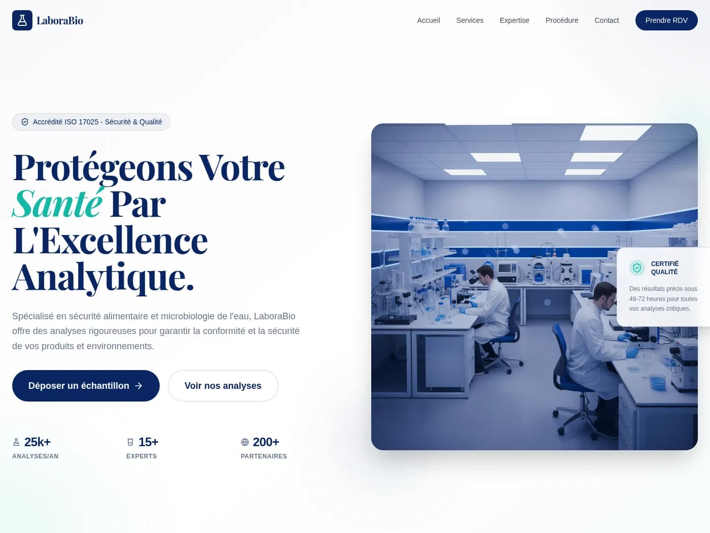 LaboraBio Web Portal