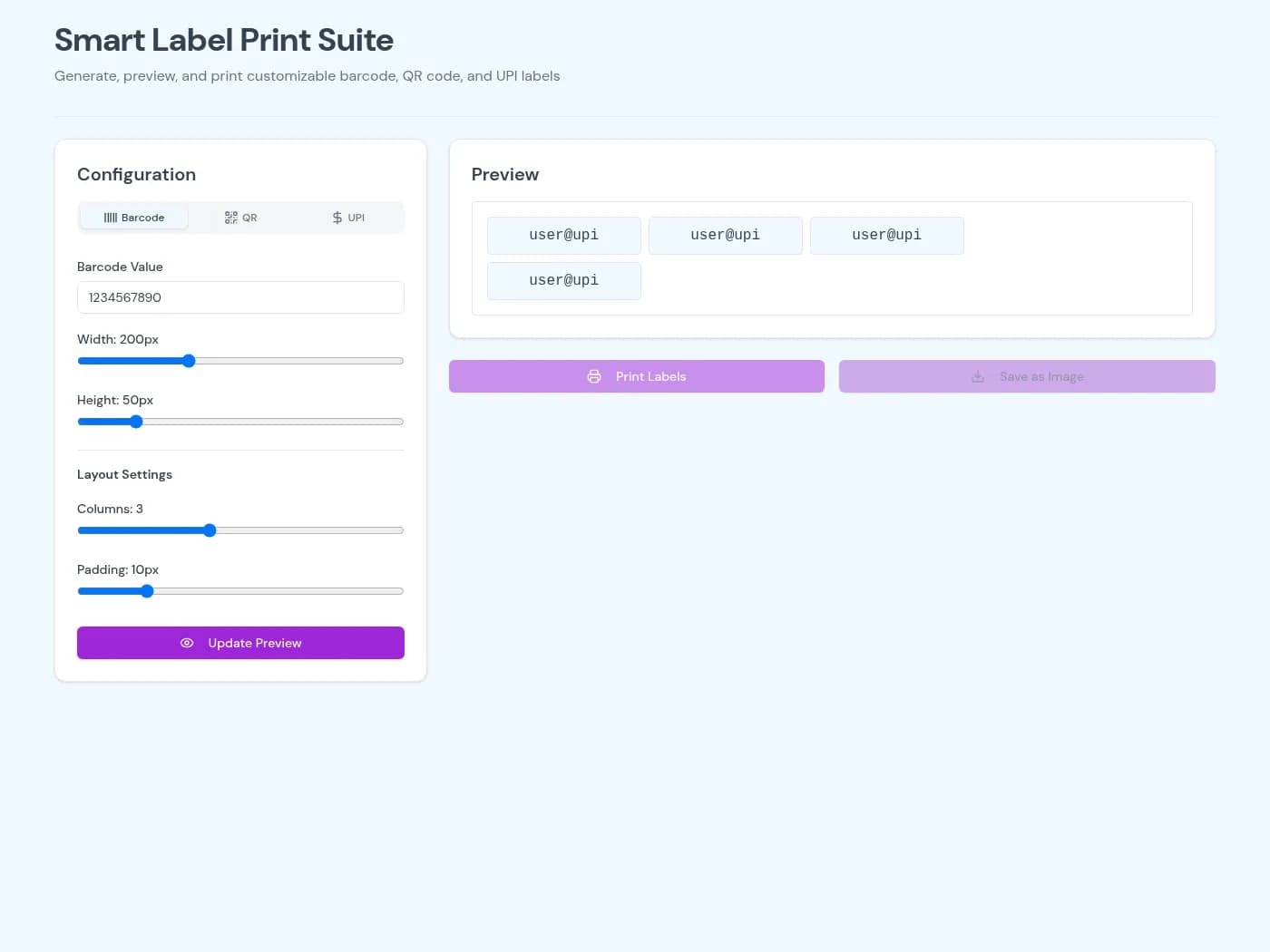 Smart Label Print Suite