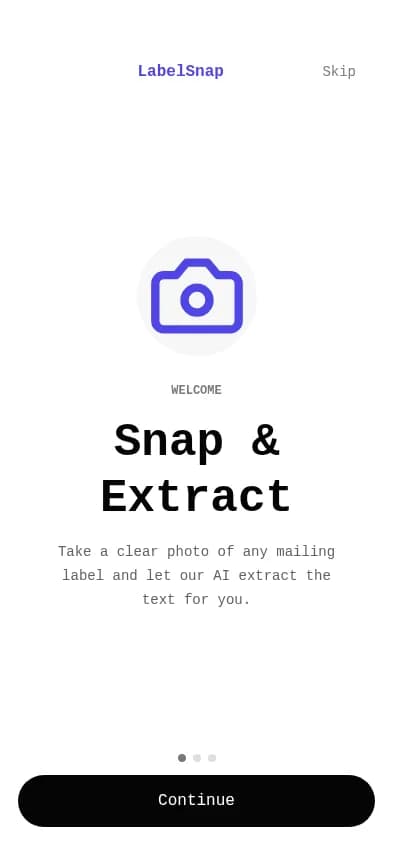 LabelSnap QR Maker