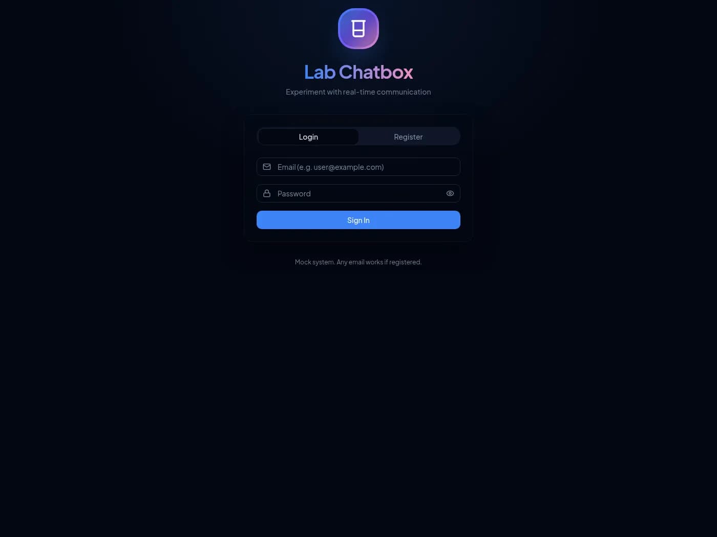 Laboratory Chatbox