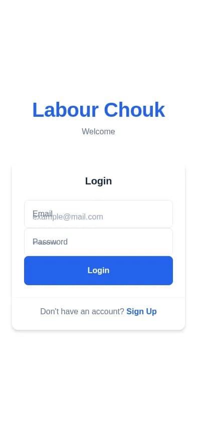 Labour Chouk Mobile App