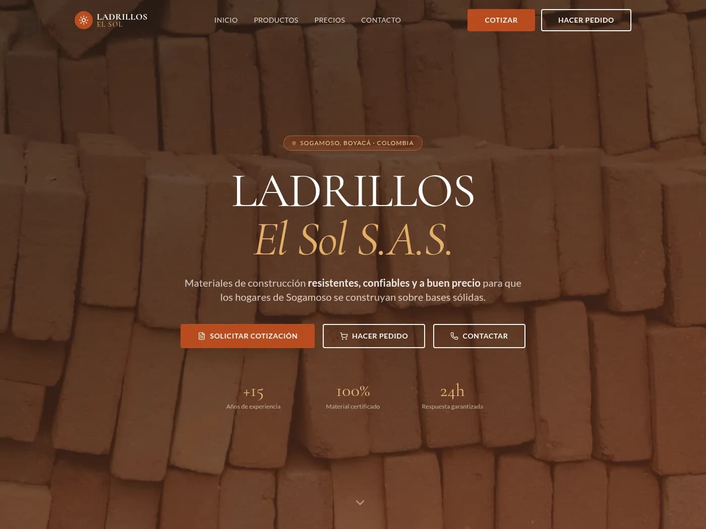 Ladrillos El Sol Web