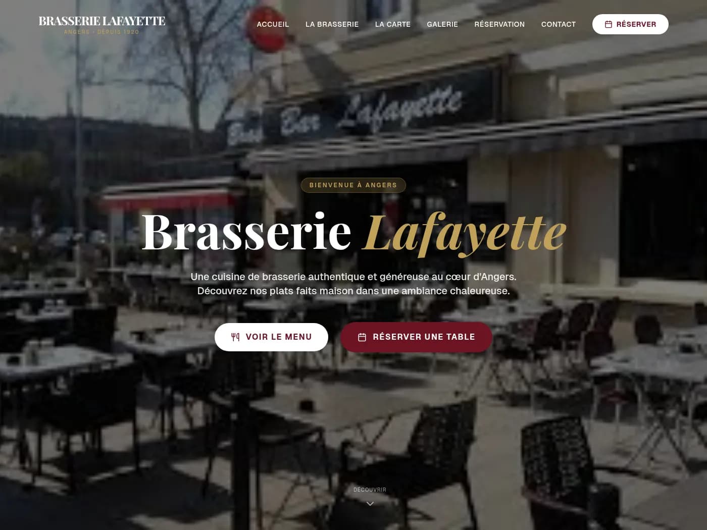 Brasserie Lafayette Web