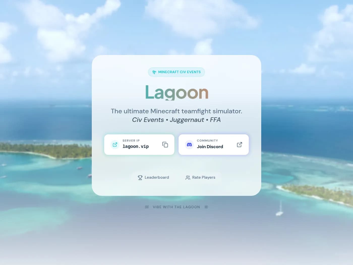 Lagoon VIP Hub
