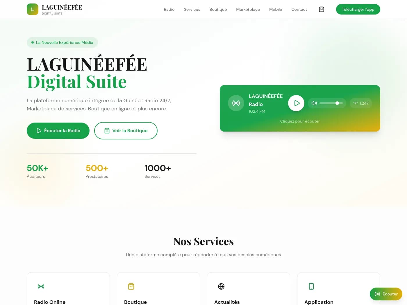 LAGUINÉEFÉE Digital Suite