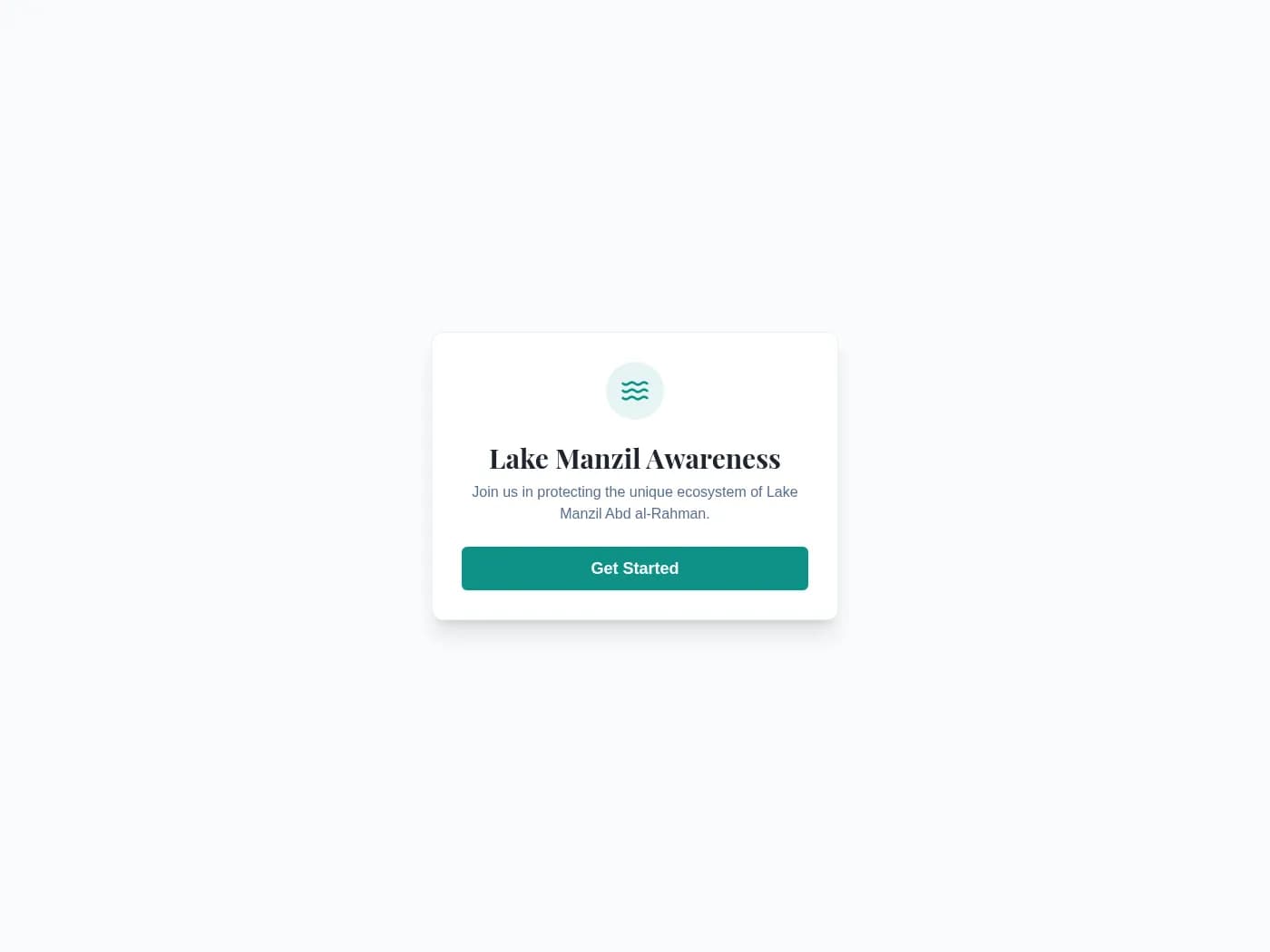 Lake Manzil Awareness Video