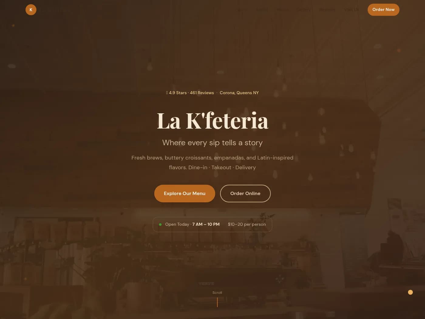 La K’feteria Website