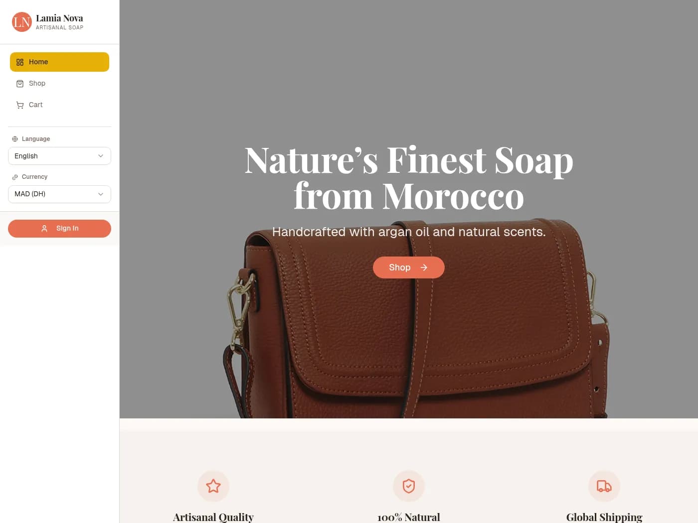 Lamia Nova Soap Shop