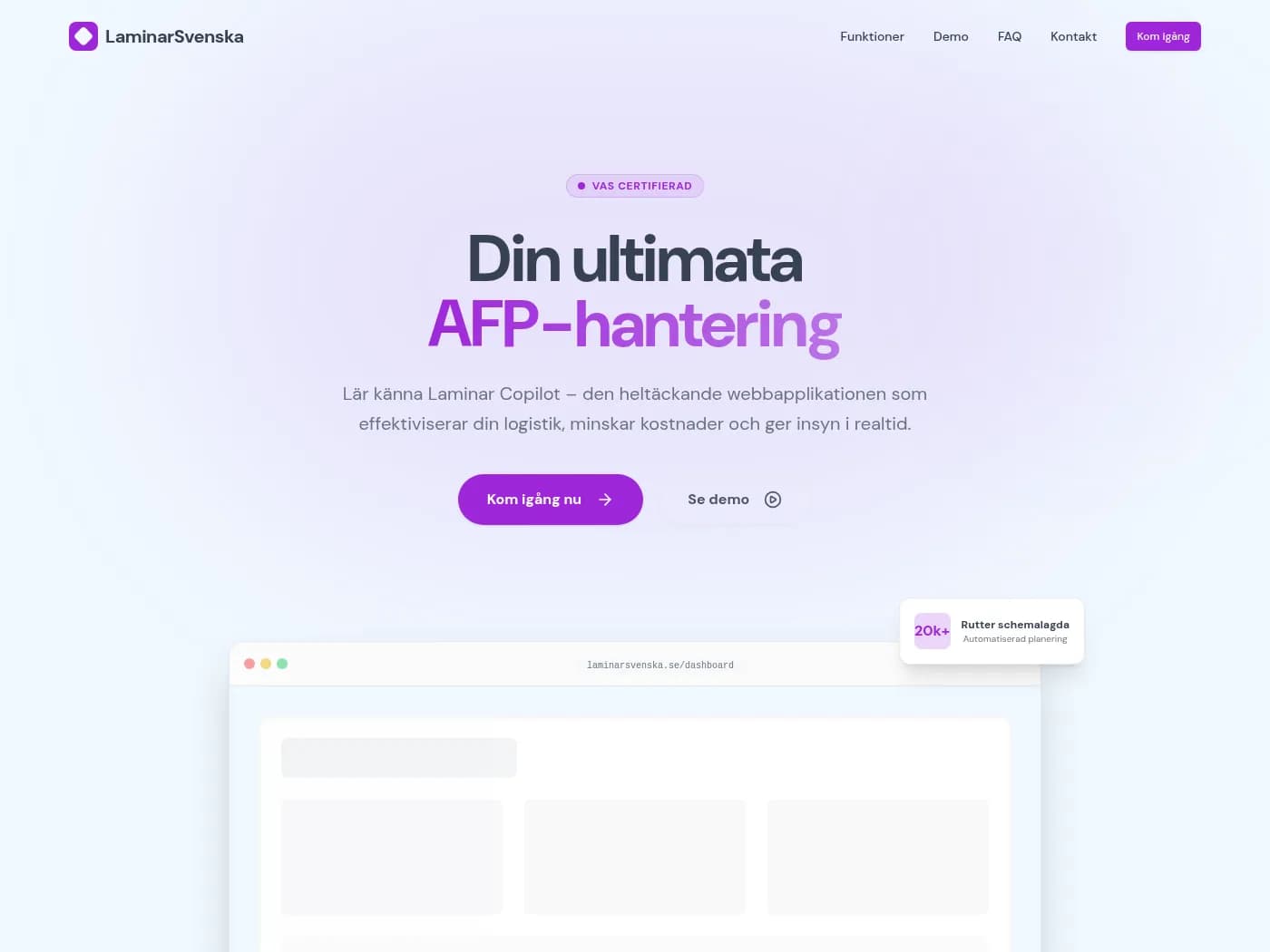 LaminarSvenska Web Copy