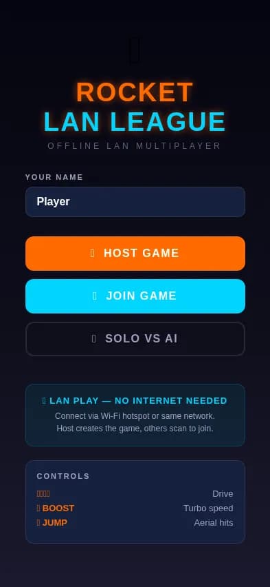 LAN Rocket League Lite