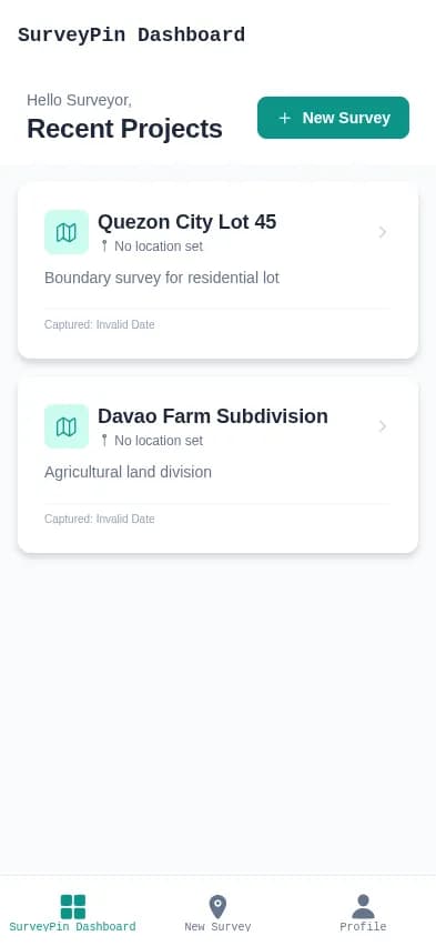 SurveyPin Mobile App