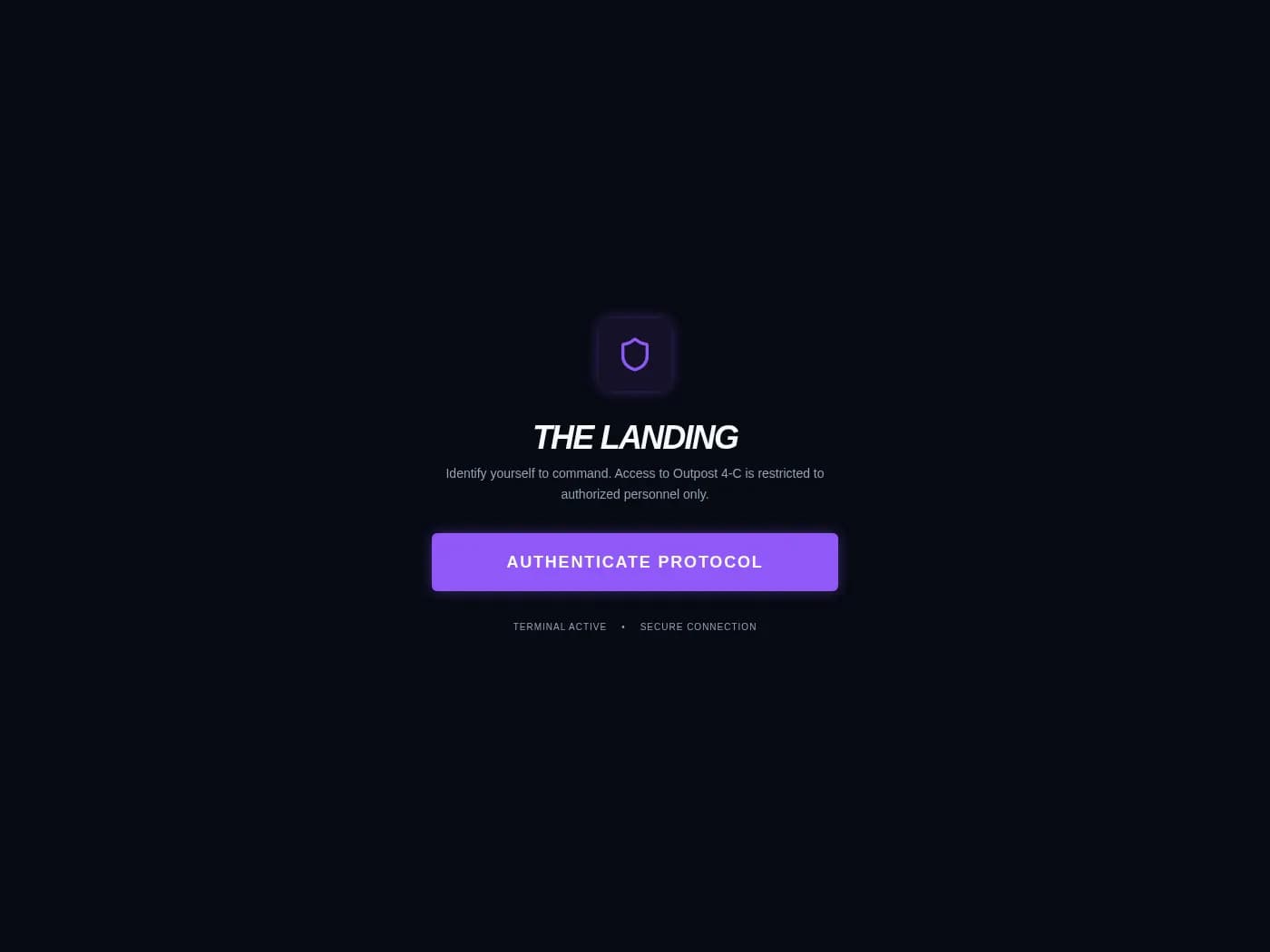 THE LANDING: First Contact