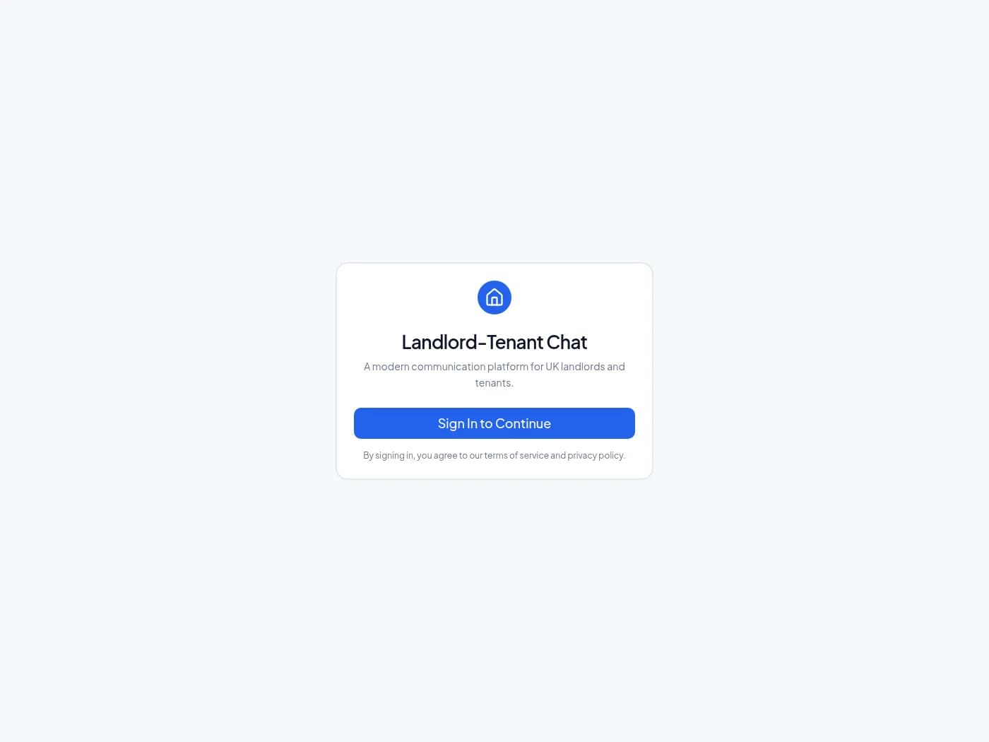 Landlord-Tenant Chat