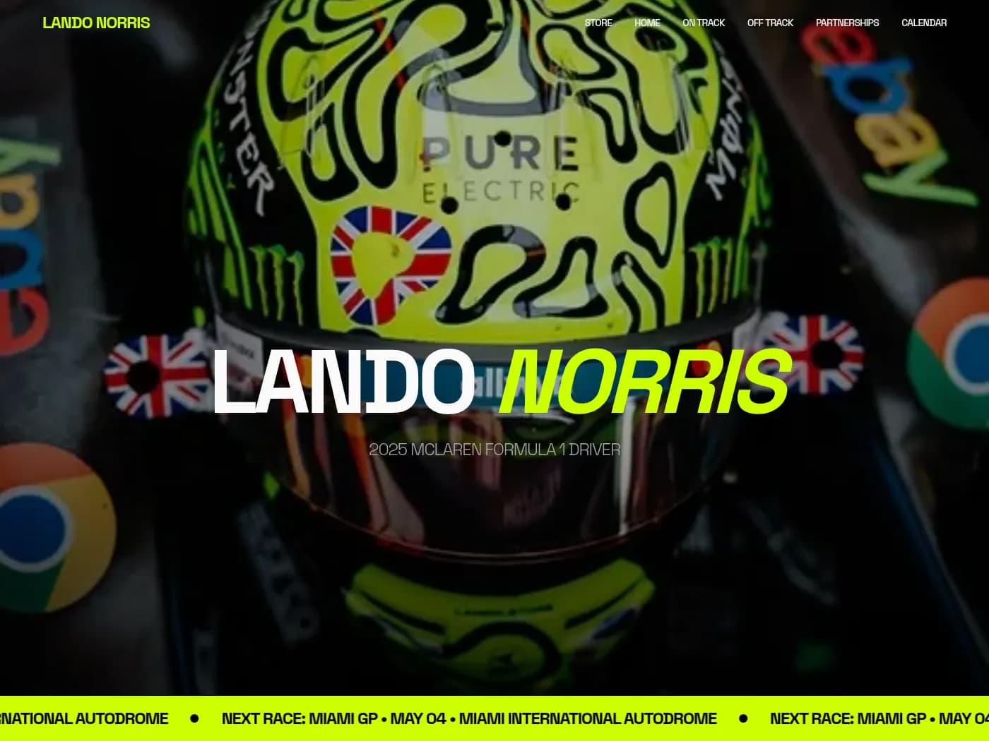 Lando Norris Fan Site