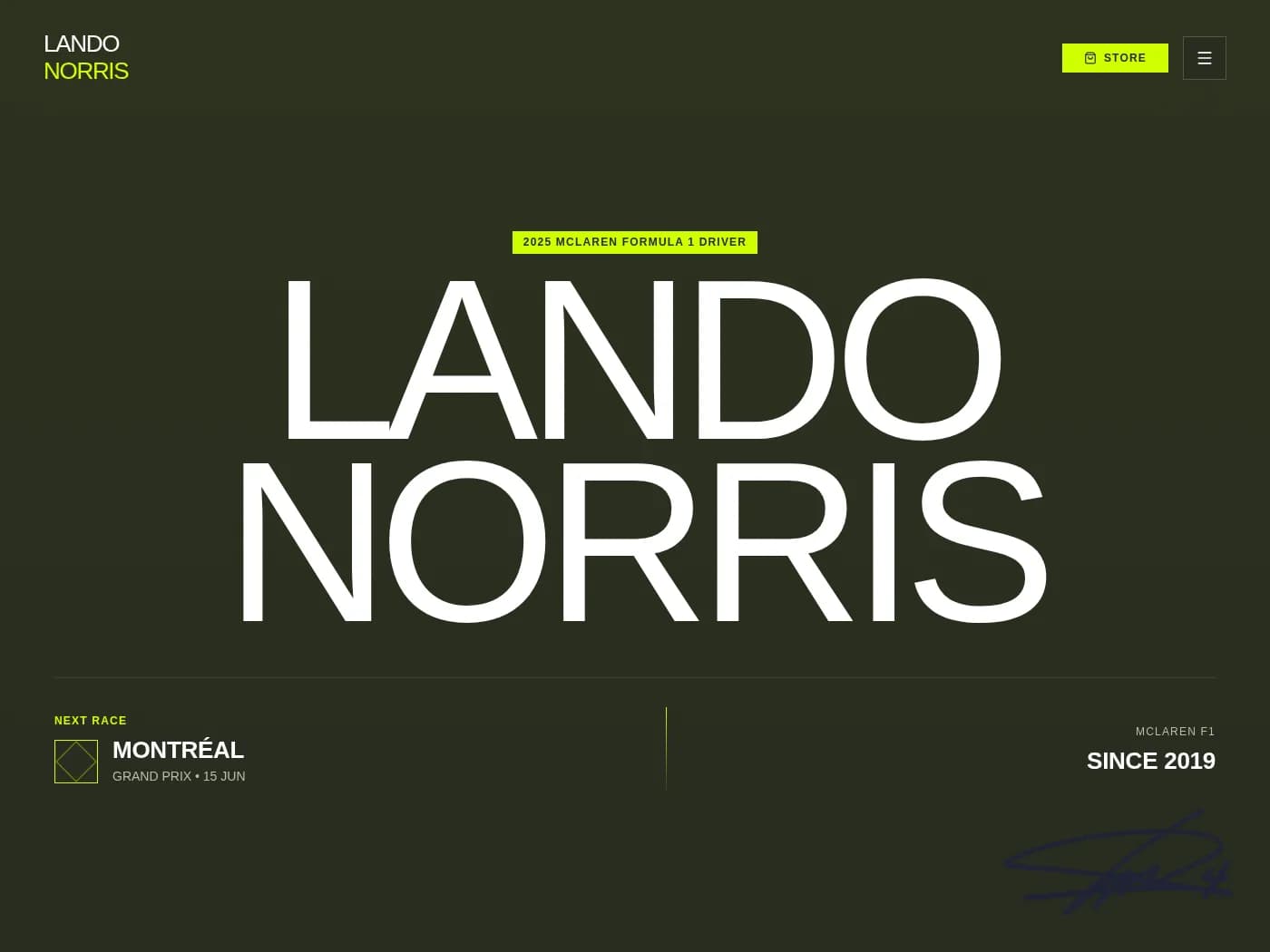 Lando Norris Fan Site