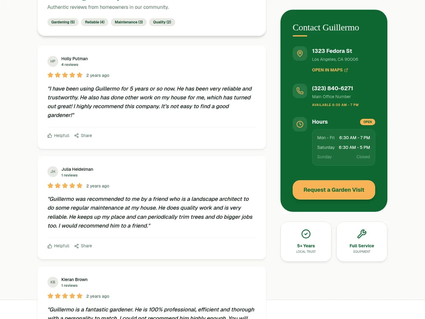 Cruz Landscape Reviews Hub