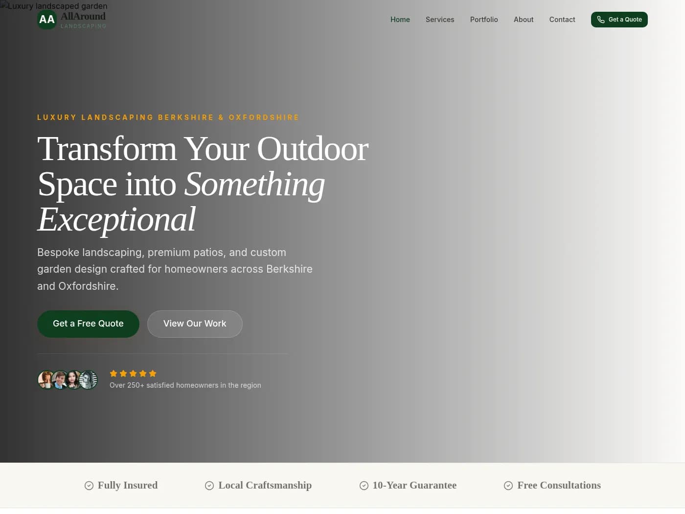 AllAround Landscaping Site