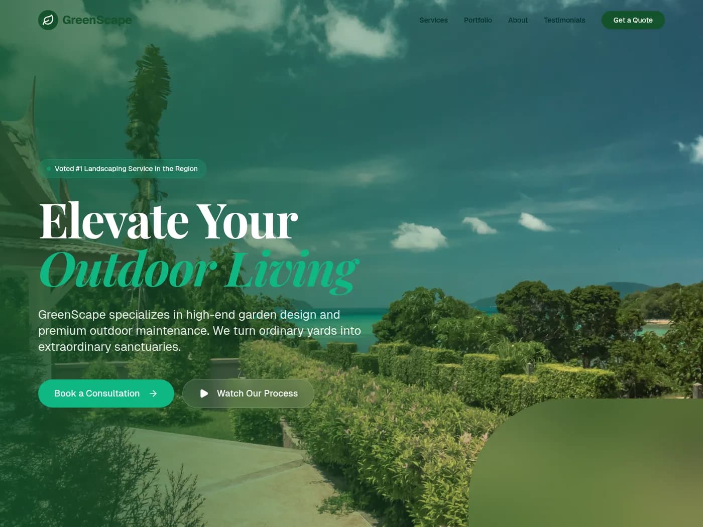 GreenScape Web Presence
