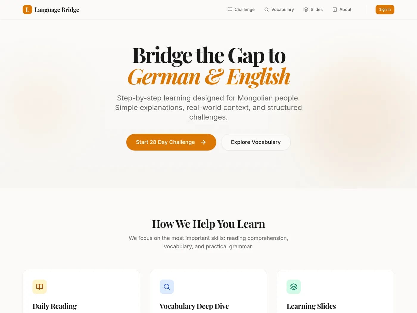 Language Bridge