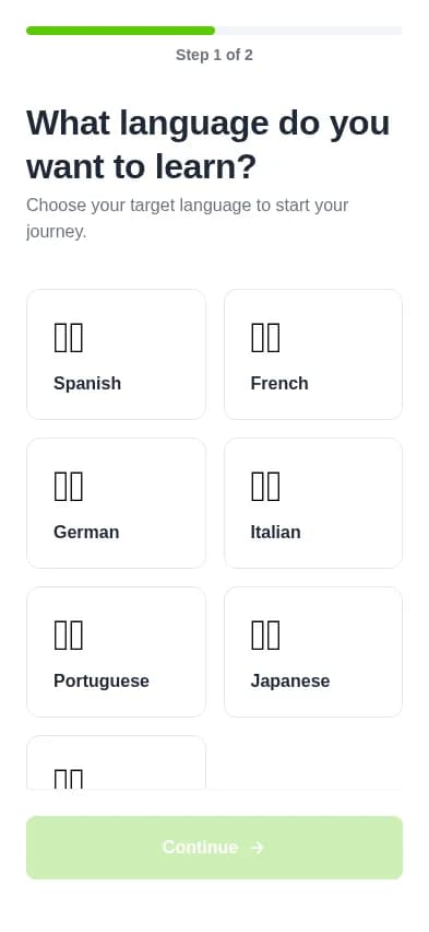 Daily Language Sprint