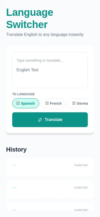 Instant Language Switcher