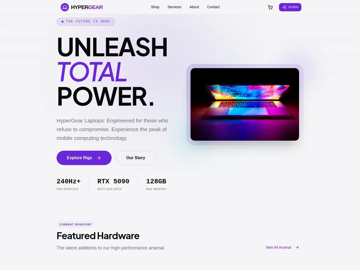 Laptop Shop Web App