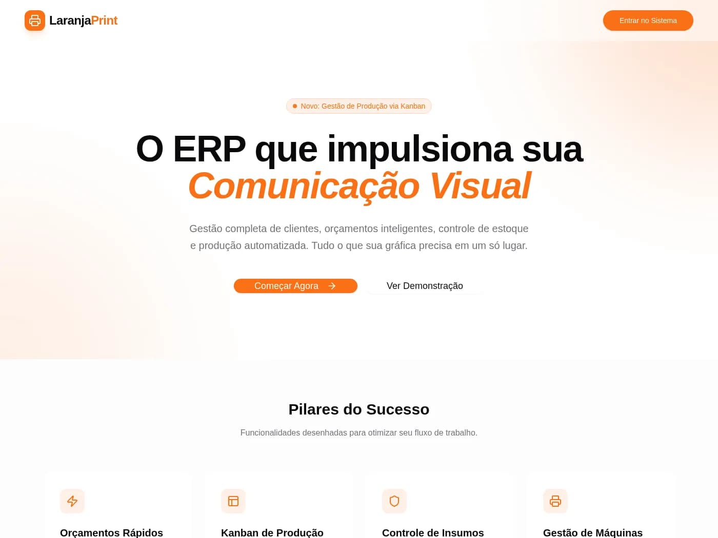 Laranja Print ERP Suite
