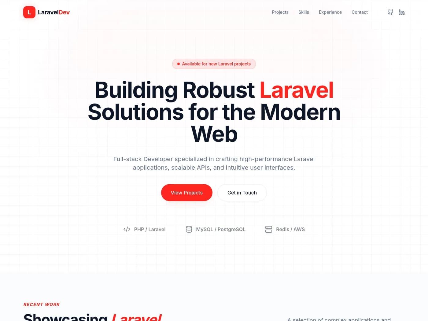 Laravel Dev Portfolio