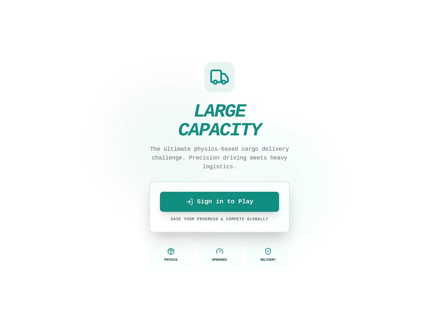 Large Capacity Car Game
