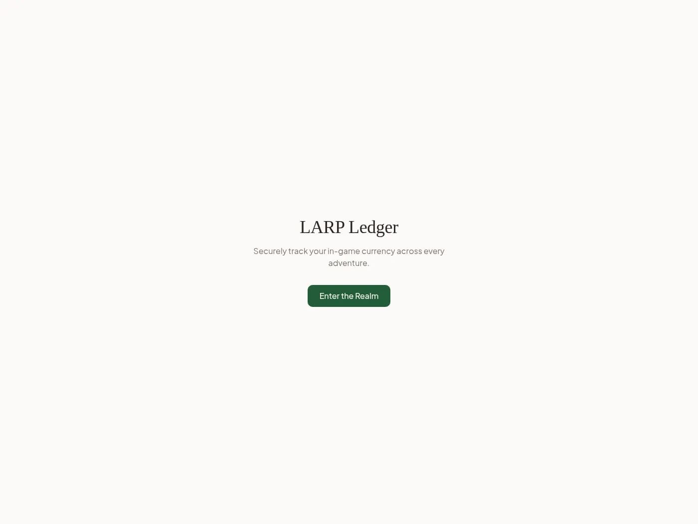 LARP Ledger
