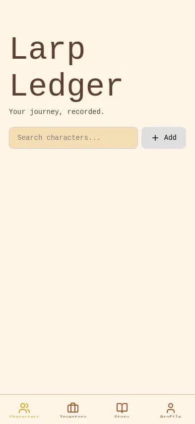 Larp Ledger