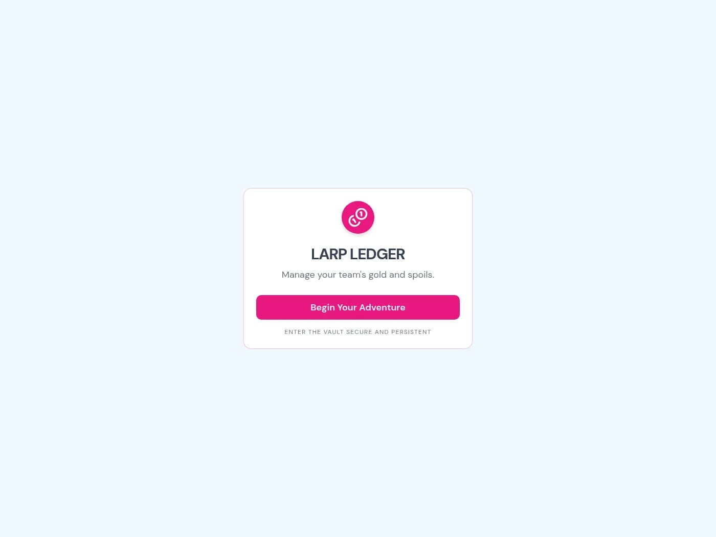 LARP Ledger