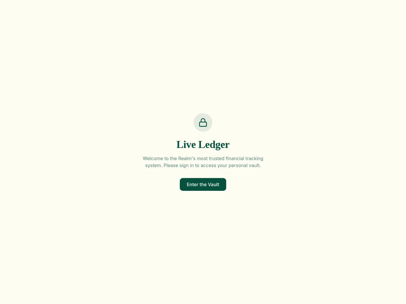 Live Ledger LARP Site