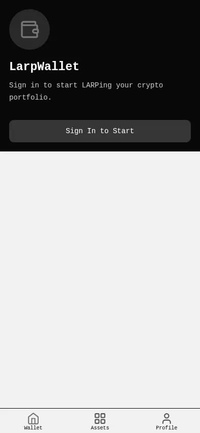 LarpWallet Mobile