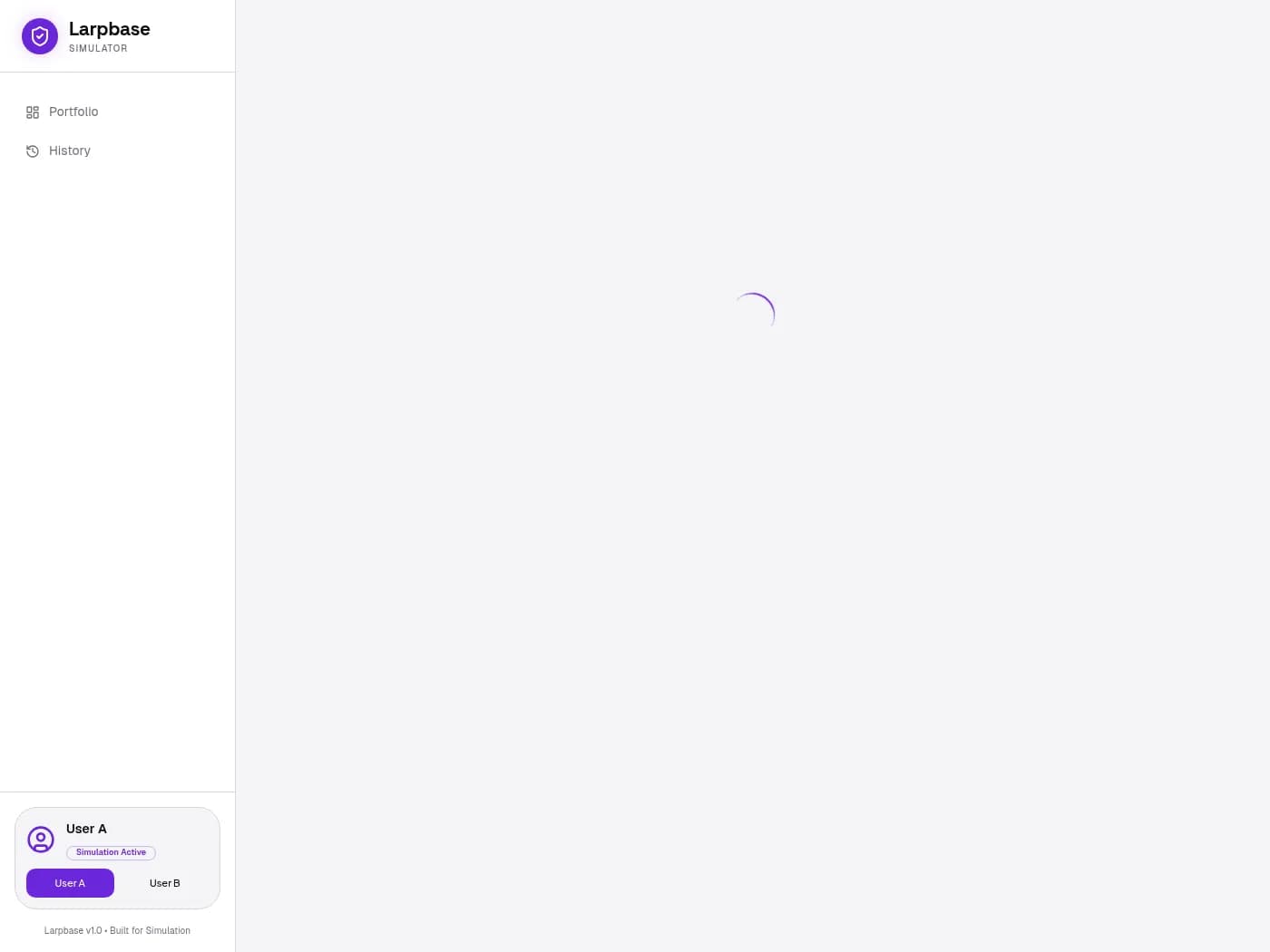 Larpbase Crypto Simulator