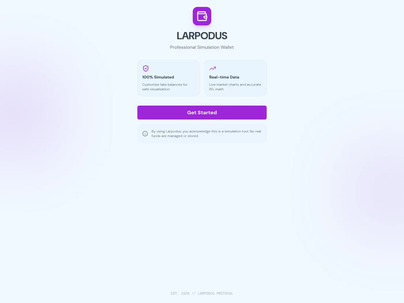 Larpodus Sim Wallet