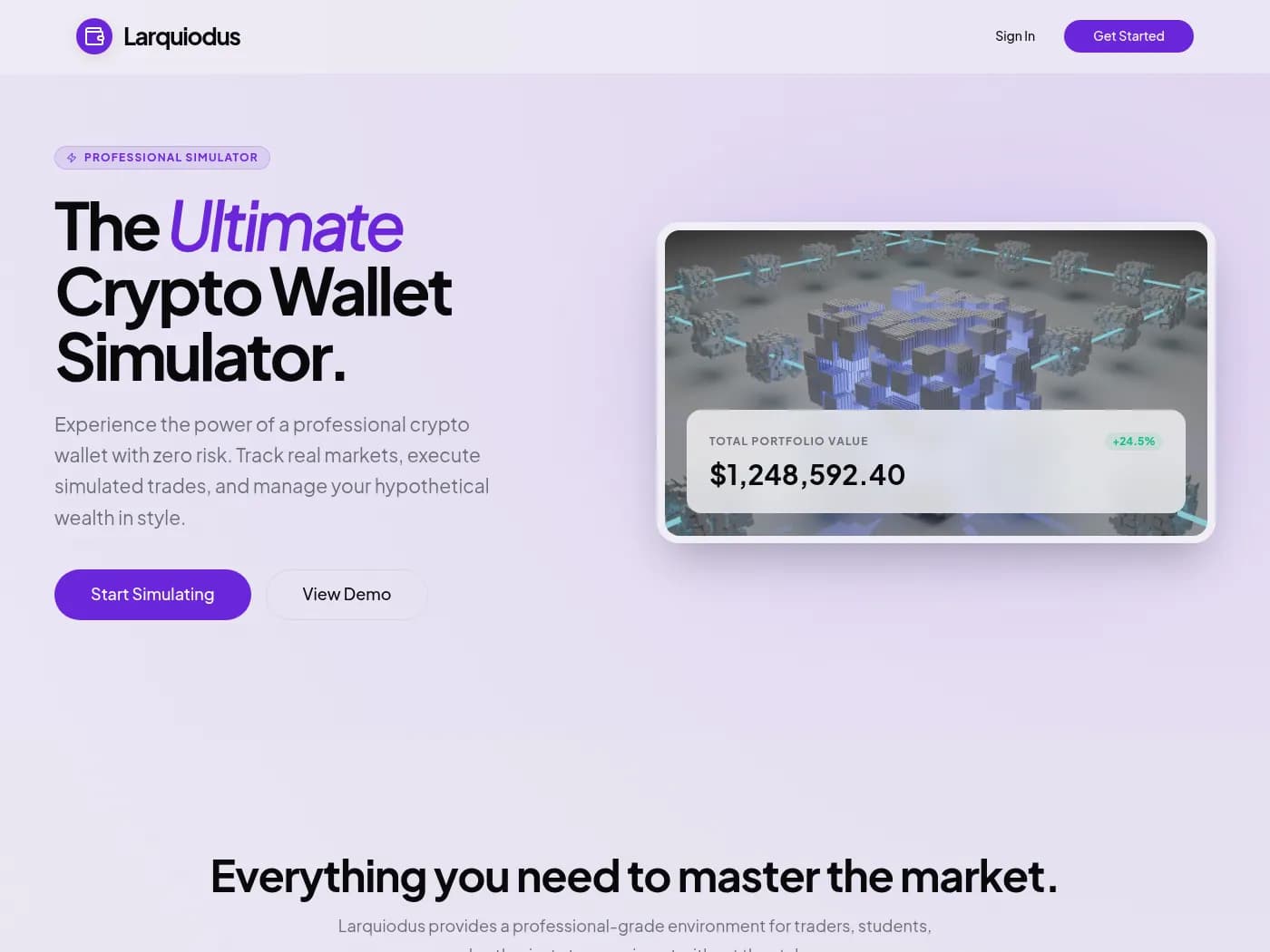 Larquiodus Crypto Simulator