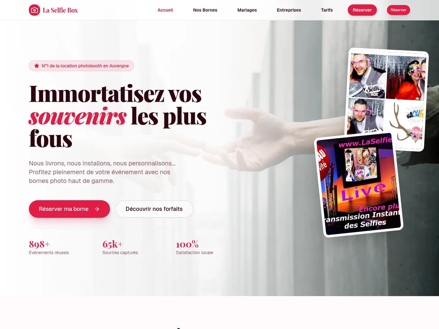 LaSelfieBox Site Refresh