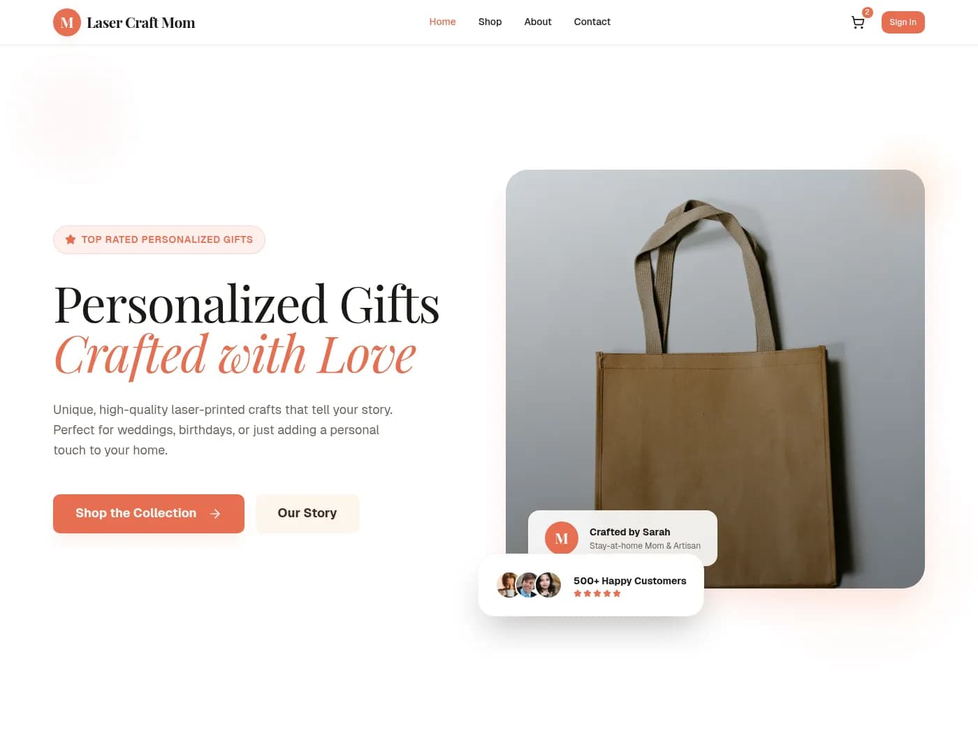 Laser Craft Mom Site