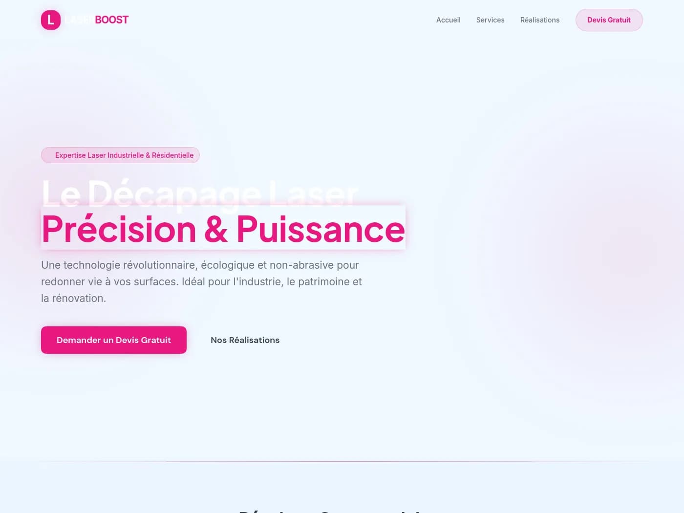 LaserBoost Site