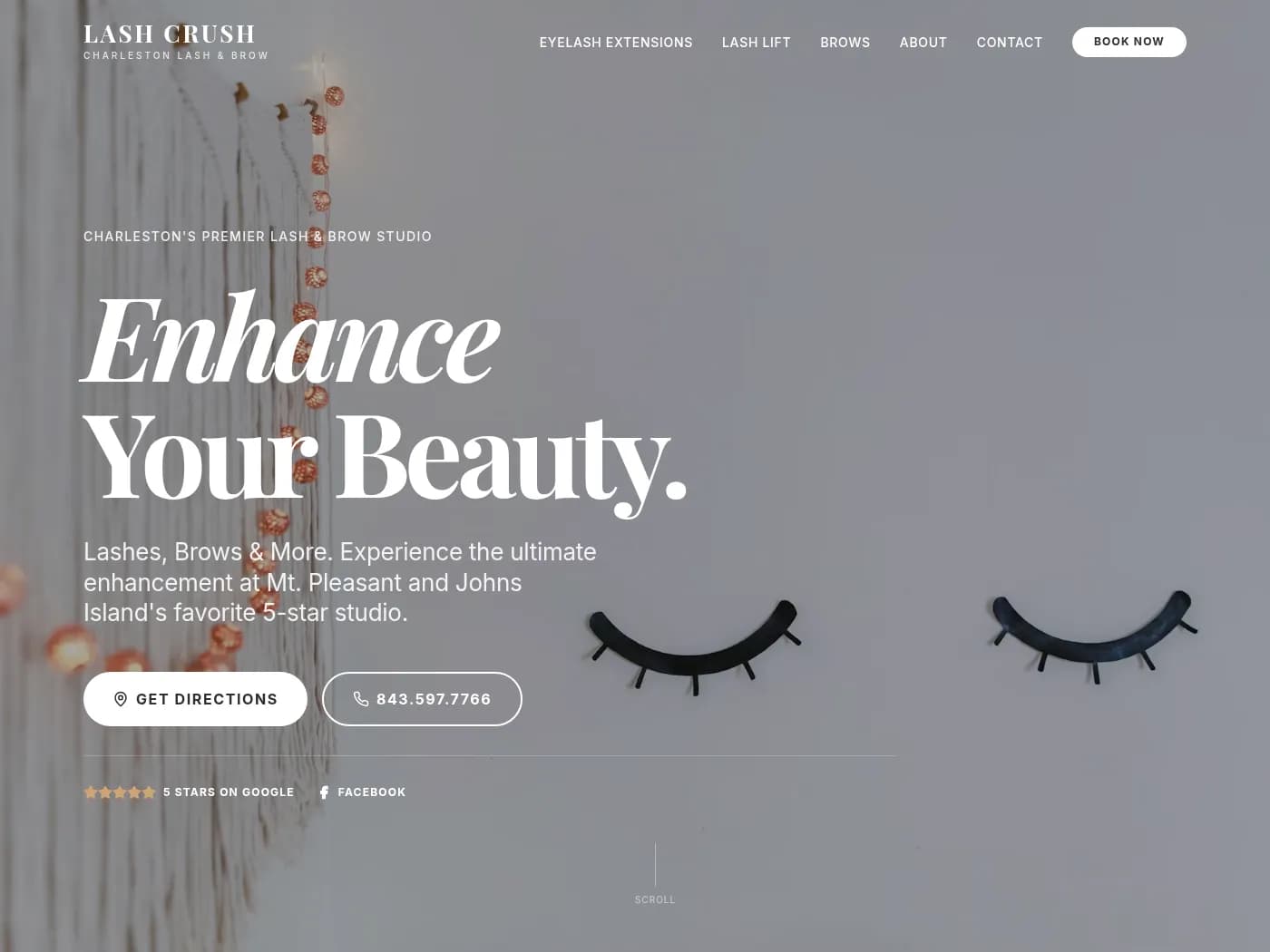 Lash Crush Website