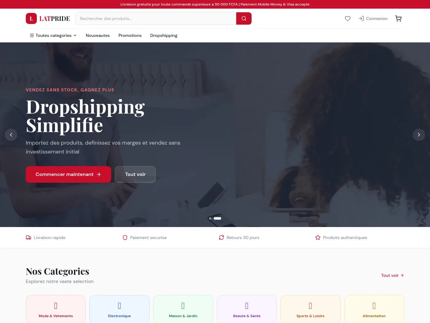 LatPride E-Commerce Hub