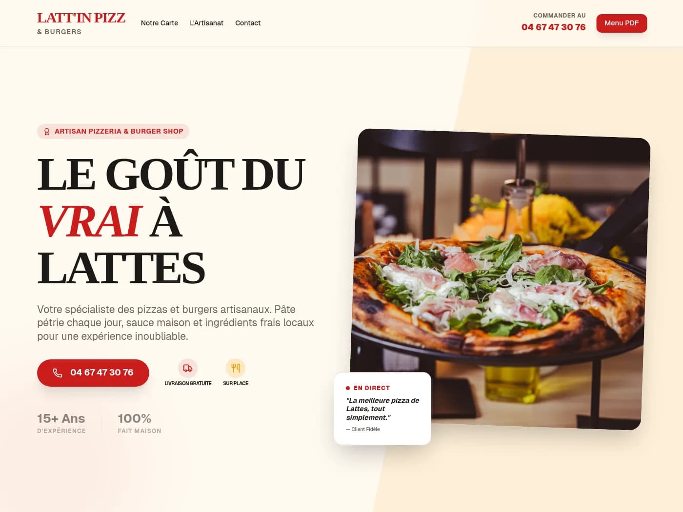 Latt'in Pizz Web