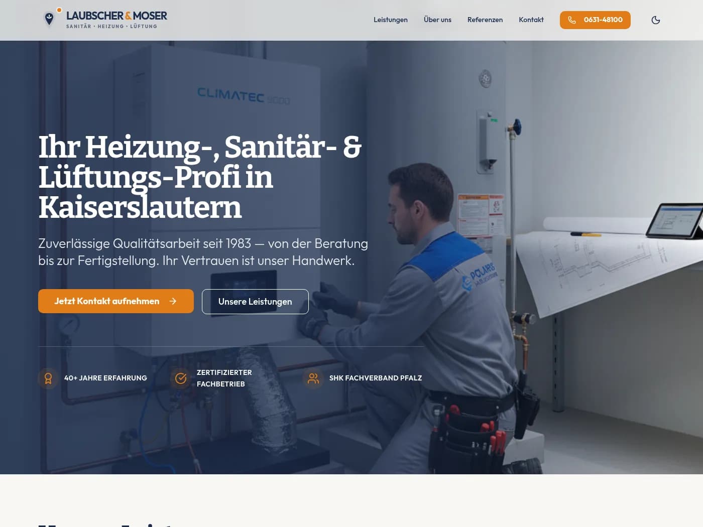Laubscher & Moser Web